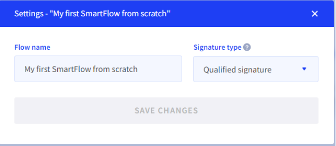 SmartFlow settings – Taktikal