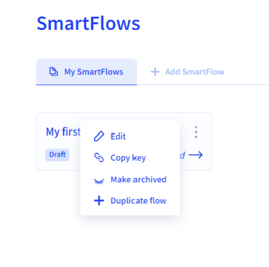 Editing a SmartFlow – Taktikal